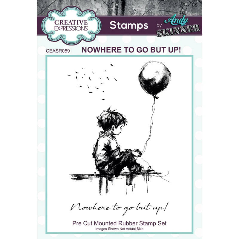 Creative Expressions Stamp by Andy Skinner "Nowhere to Go But Up" CEAS ...