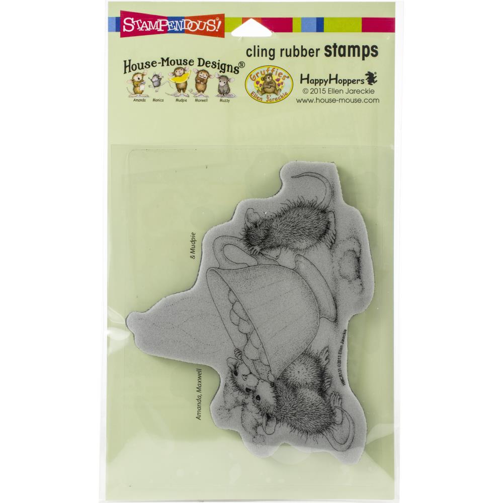 Stampendous House Mouse Cling Stamp-Sharing A Sip #HMCR131 74401923611 ...